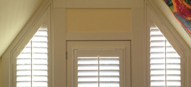 Rake Triangle Shutters In Las Vegas, NV | Sunburst Shutters Las Vegas, NV